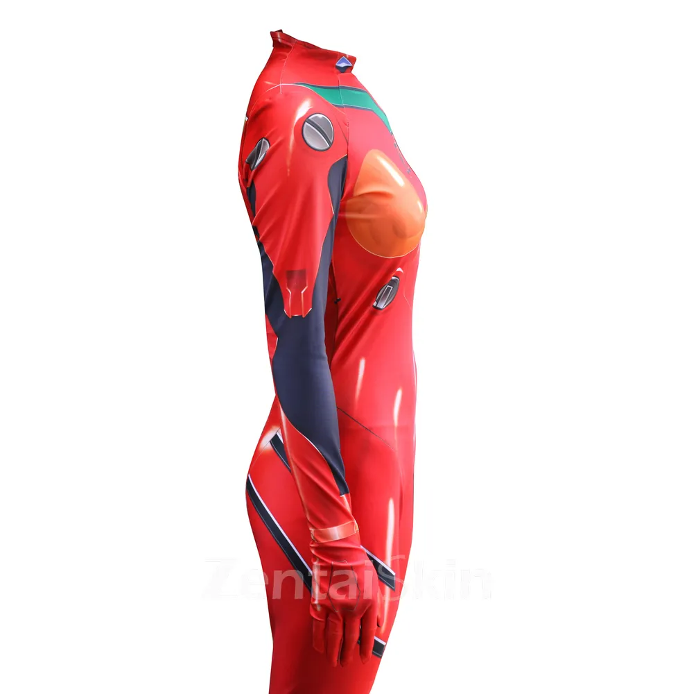 Anime Neon Genesis Evangelion Asuka Eva Asuka Langley Cosplay One-piece ...